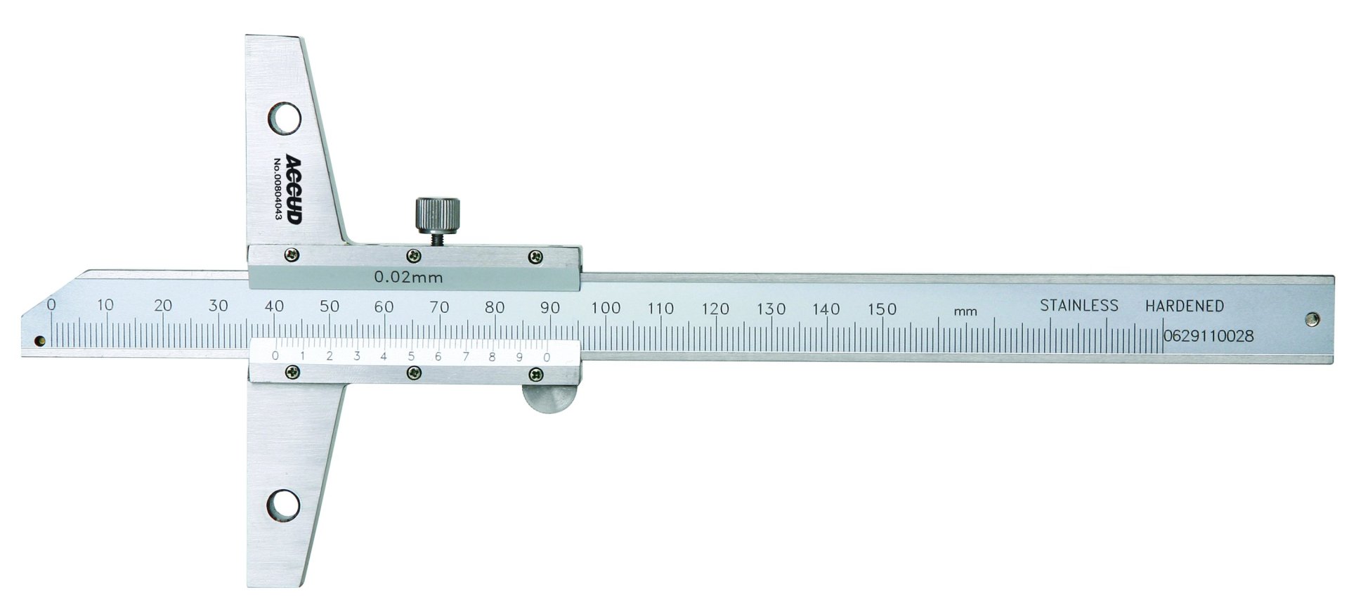 ACCUD 175 vernier depth caliper with holes | Accud EU