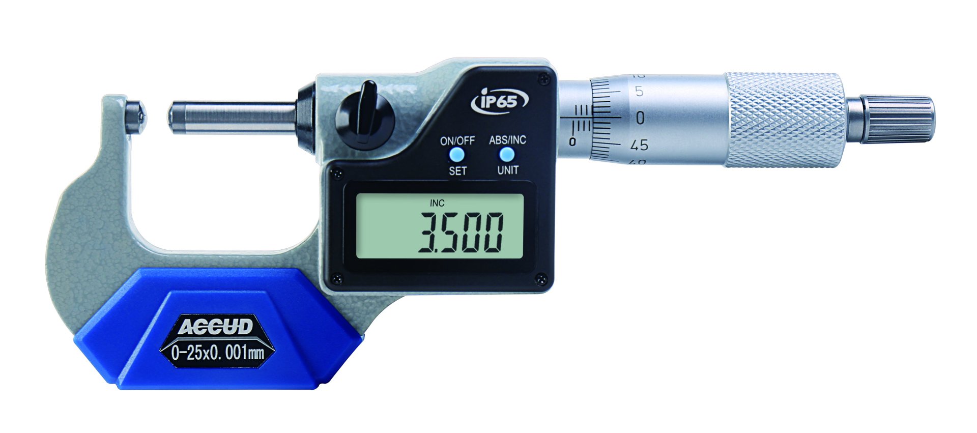 ACCUD 331-02 digital spherical micrometer IP65 (ball/ball) type B ...