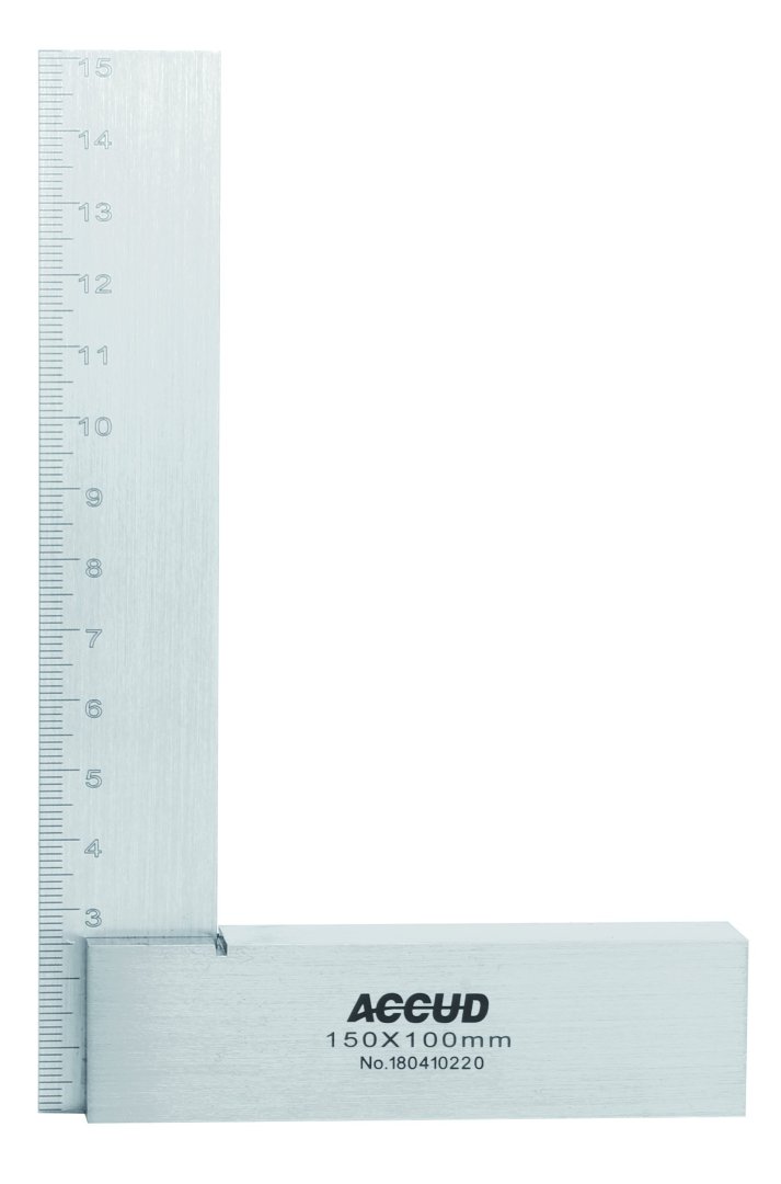 ACCUD 855 machinist squares with wide base and scale | Accud EU